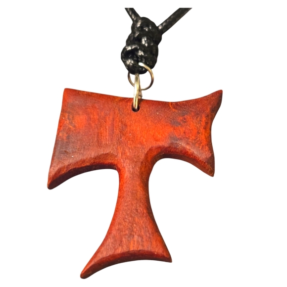 Handmade | Other | Tau Or St Anthony Of Egypt Cross Hand Carved In Old ...